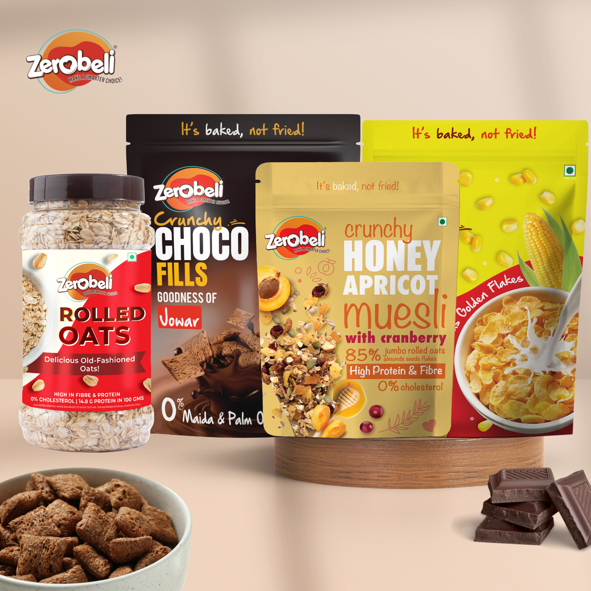 Family Breakfast Super Saver (Rolled Oats+ Honey Apricot Muesli+ Corn ...